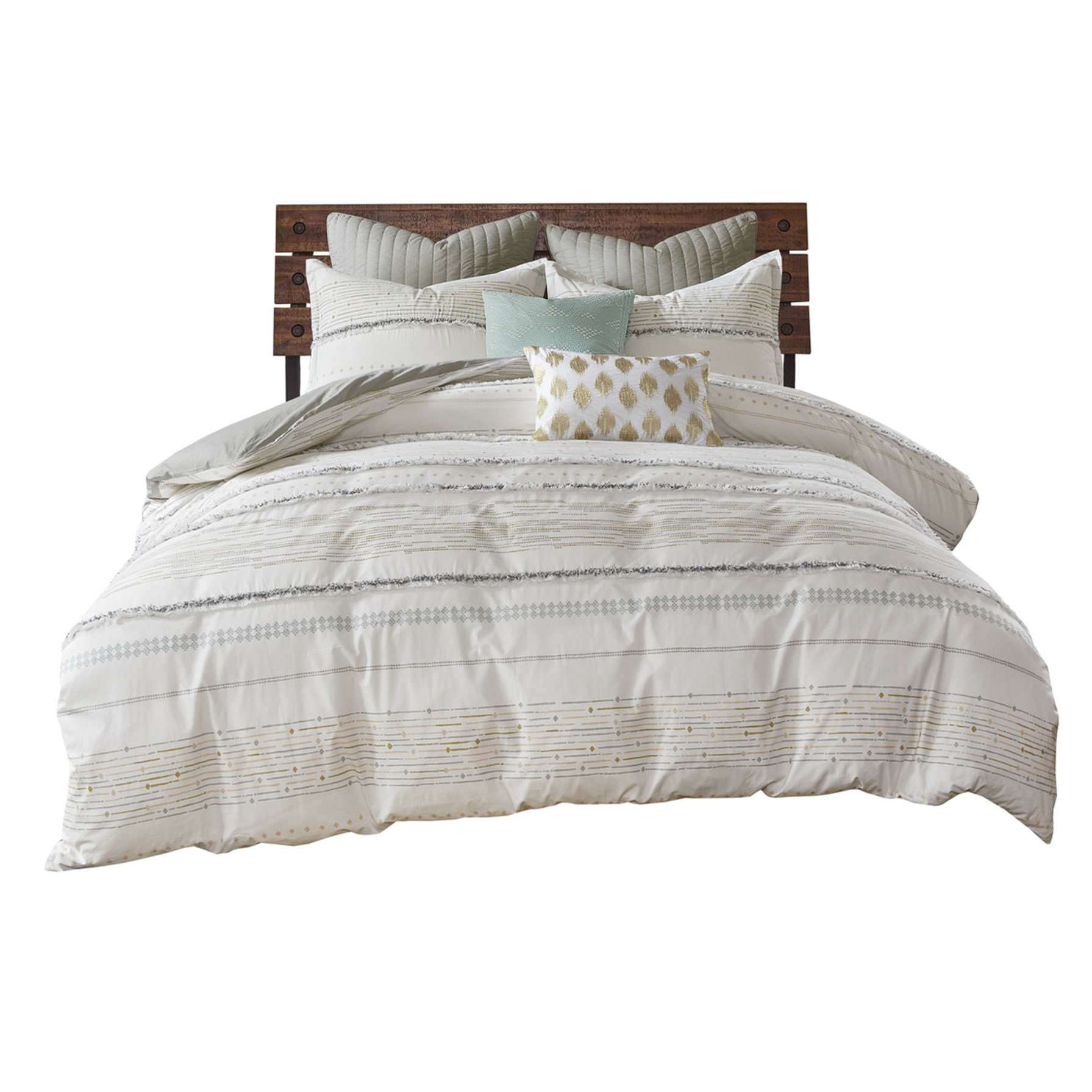 TUOXIN Duvet Cover In Cotton - Modern Chic Flair With Tassels And ...