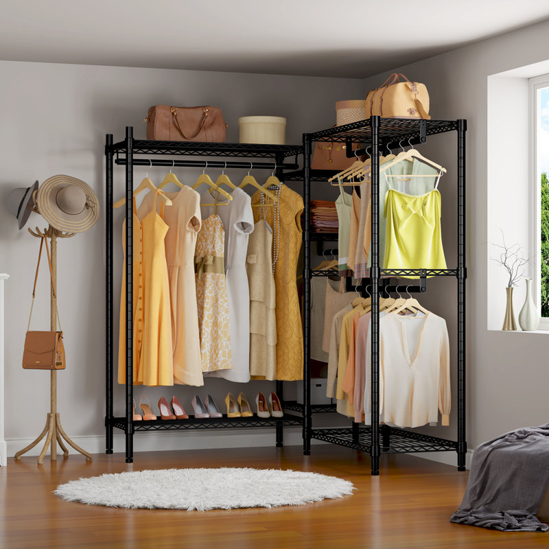 VIPEK L6 Plus 52.8" L Shaped Clothes Rack Heavy Duty, Space Saving ...