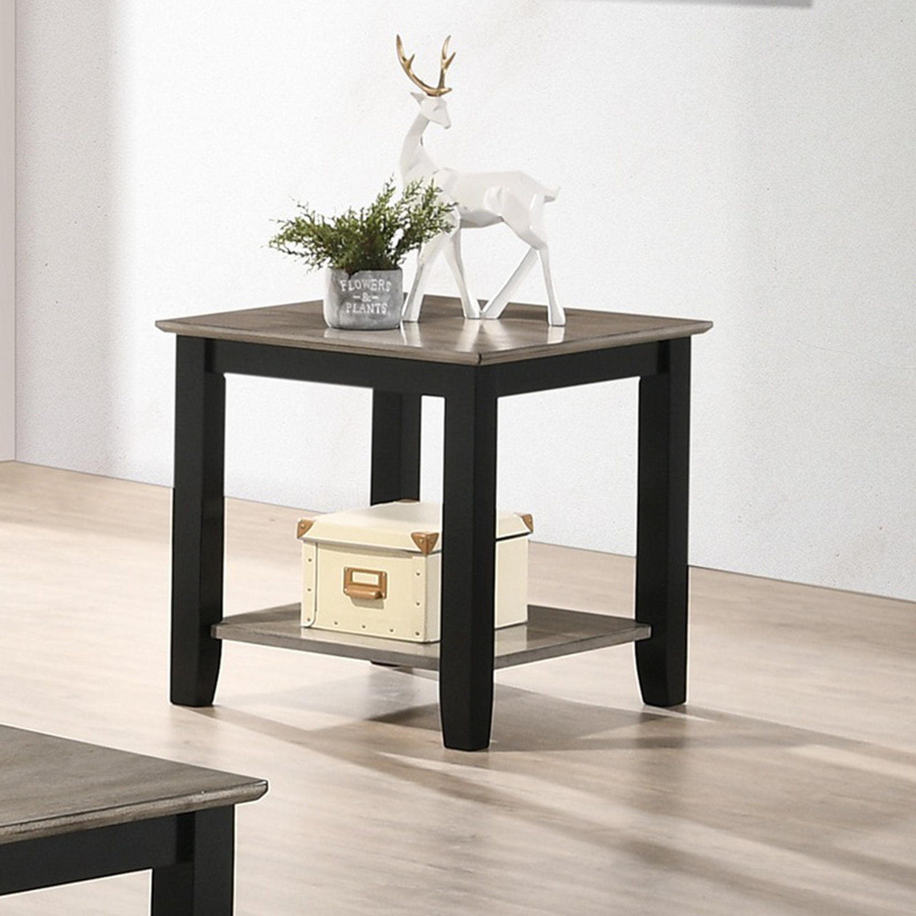 Lark Manor™ Simple Modern Look Wooden 1pc End Table | Wayfair