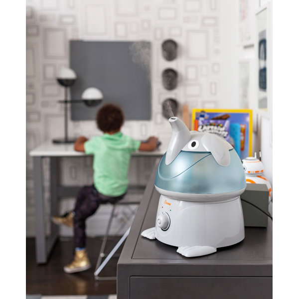 Crane USA Elephant Humidifier, 1 Gal. Cool Mist Ultrasonic Nursery ...