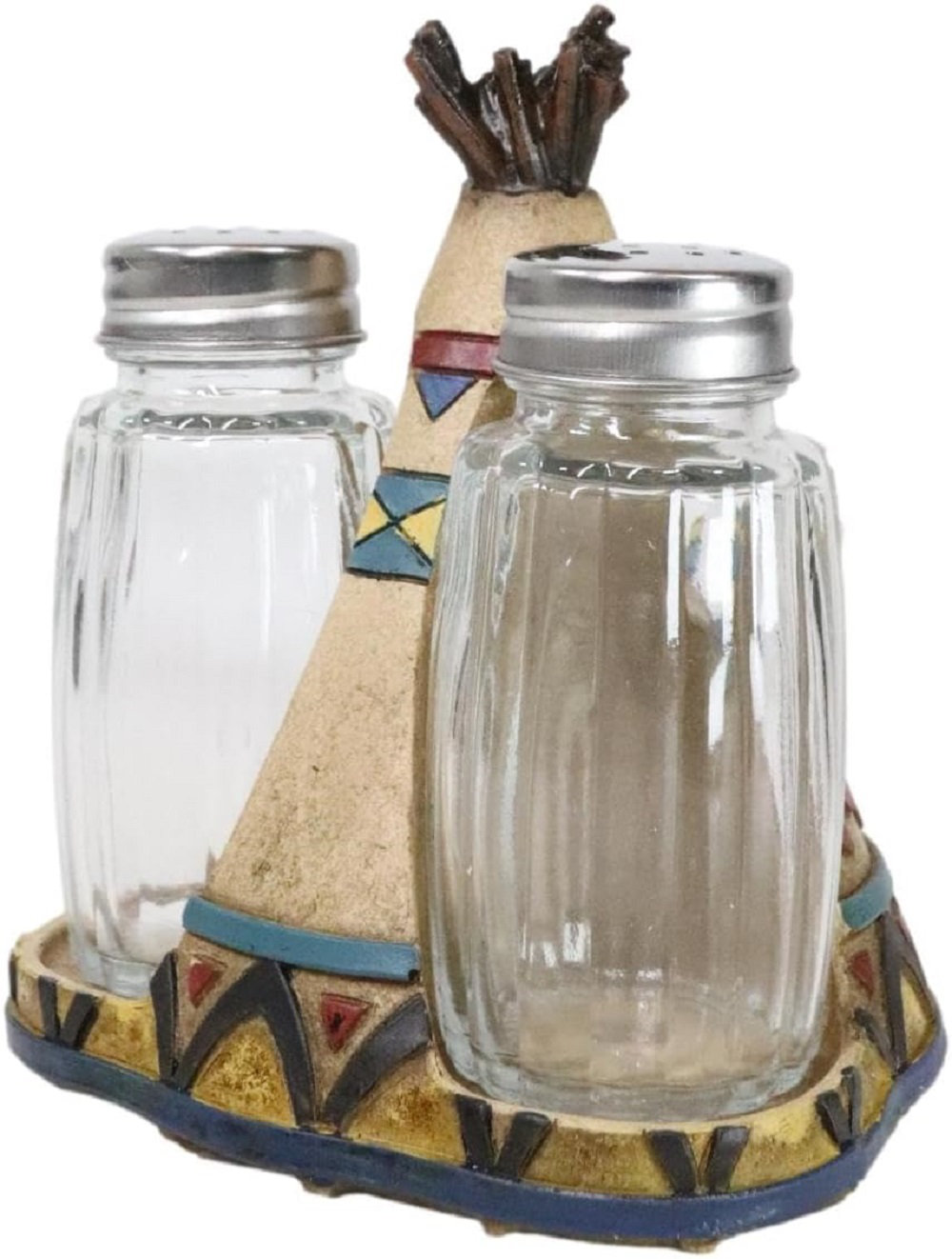 Loon Peak® Southwestern Indian Teepee Hut Buffalo Stampede Salt And ...