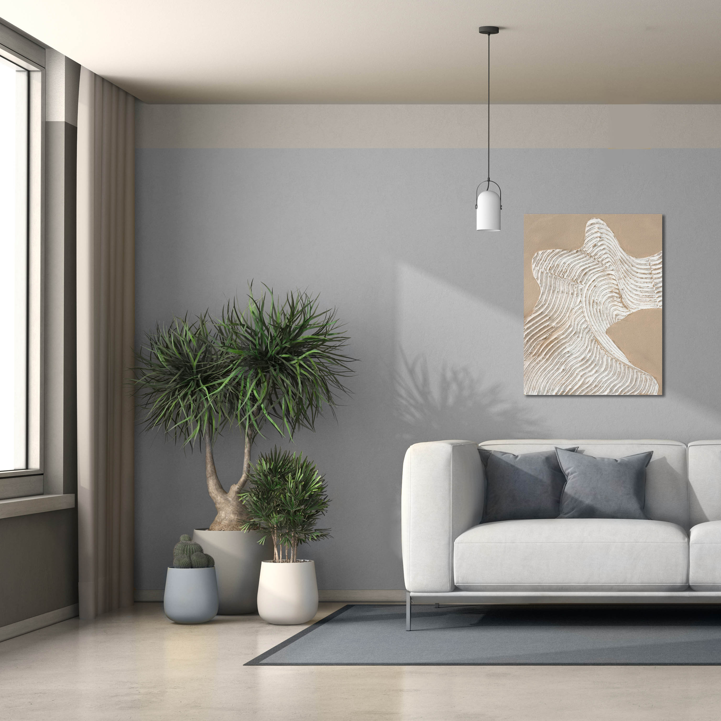 Ivy Bronx 'Raw Shape 3' by Design Fabrikken Canvas Wall Art | Wayfair