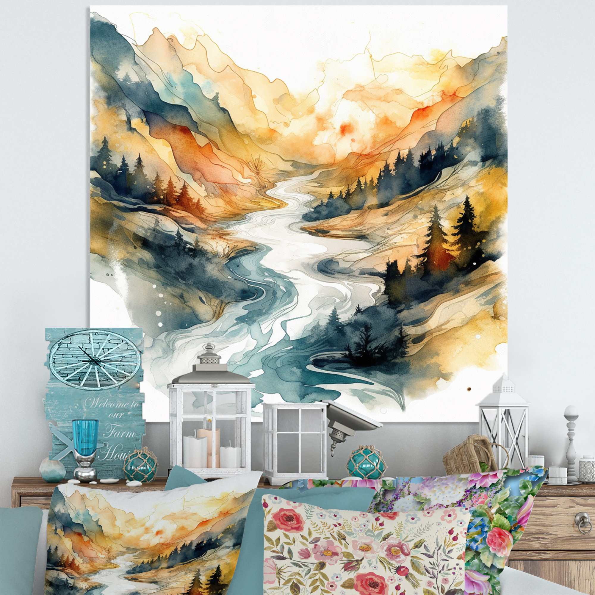 Millwood Pines Nature'S Nordic Beauty III - Scandinavian Metal Wall Art ...