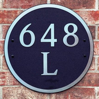 DekoRRa Products 2-Line Wall Address Plaque | Wayfair