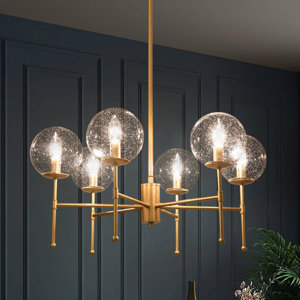 Greyleigh™ Ledger 6 - Light Shaded Classic Chandelier & Reviews ...