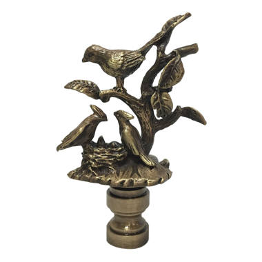 RoyalDesigns Nesting Birds Design Lamp Finial & Reviews | Wayfair