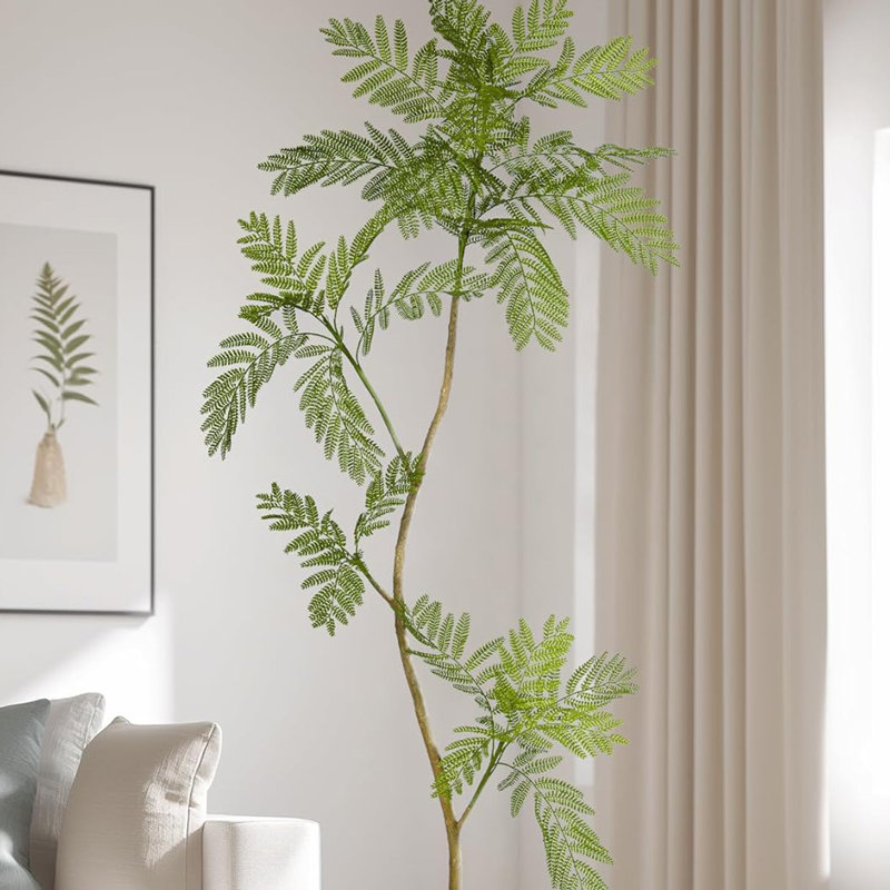 Primrue 5.7ft Artificial Tree Indoor-Fake Tree Faux Plants Indoor Fake ...