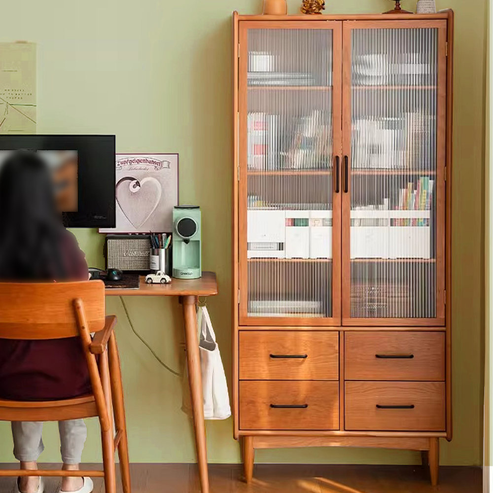 Kaoloupin Japanese minimalist design style bookcase | Wayfair