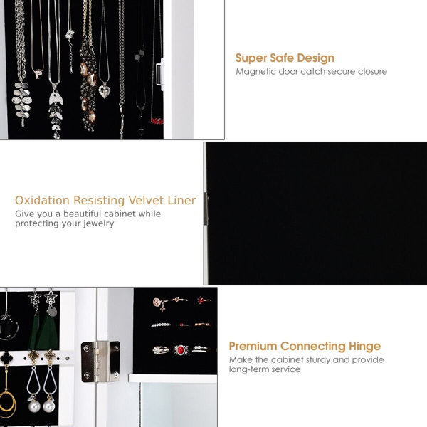 17 Stories Rilea Wall Jewelry Armoire | Wayfair.co.uk
