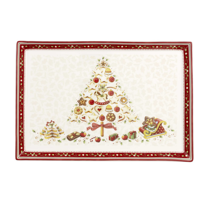 Villeroy & Boch Winter Bakery Delight Large Cake Platter & Reviews ...