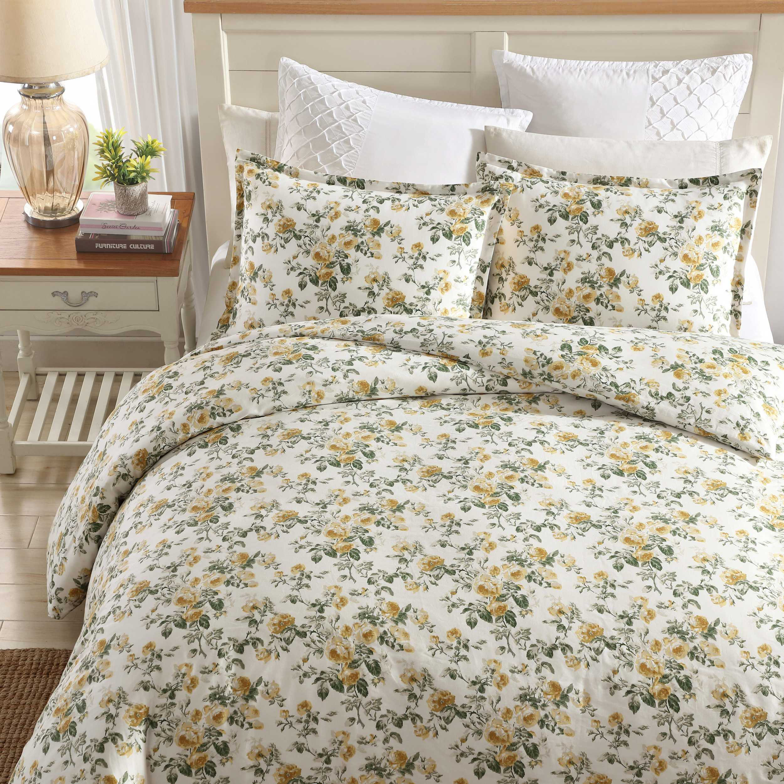 Laura Ashley 100% Cotton Standard Duvet Cover Bedding Set | Perigold
