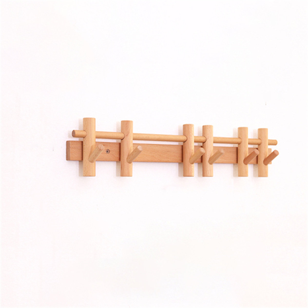 Loon Peak® Natureflex Adjustable Solid Wood Coat Hook | Wayfair