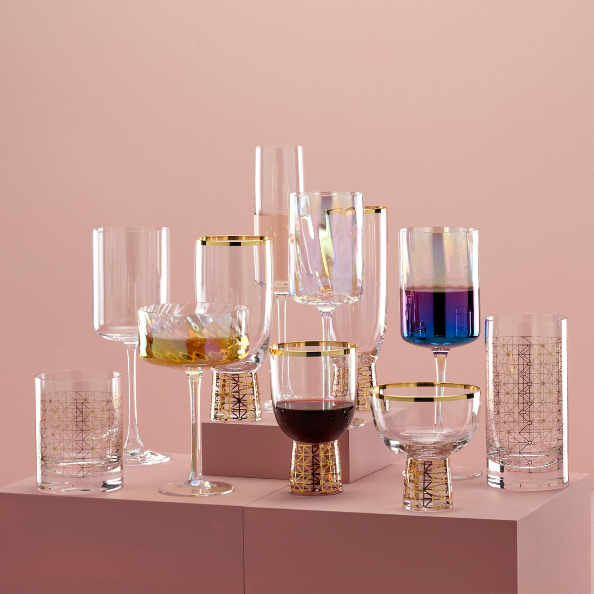 Lenox Tuscany Classics Gold Frost All-Purpose Glasses, Set Of 4 | Wayfair