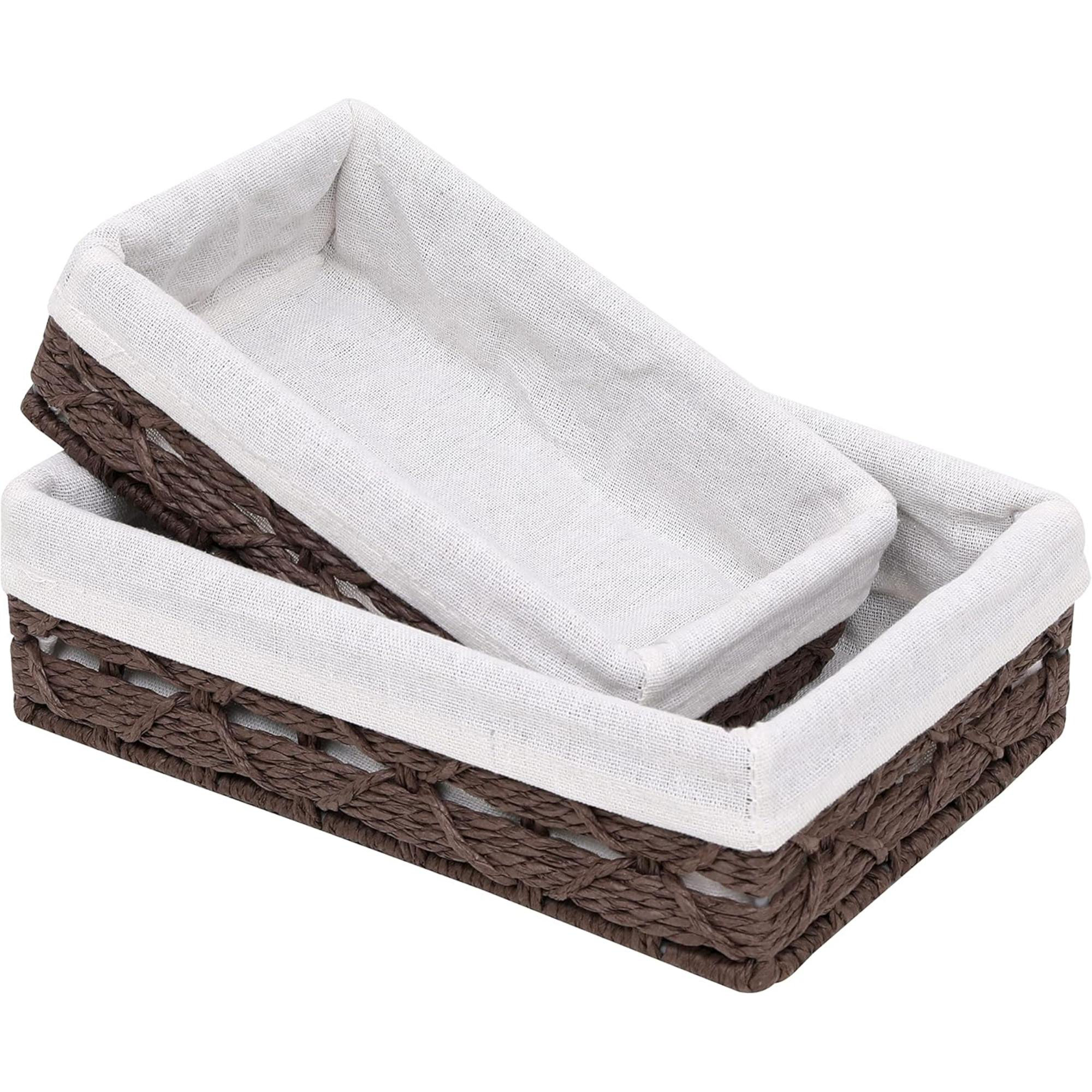 Ebern Designs Small Baskets For Organizing, Small Wicker Basket With ...