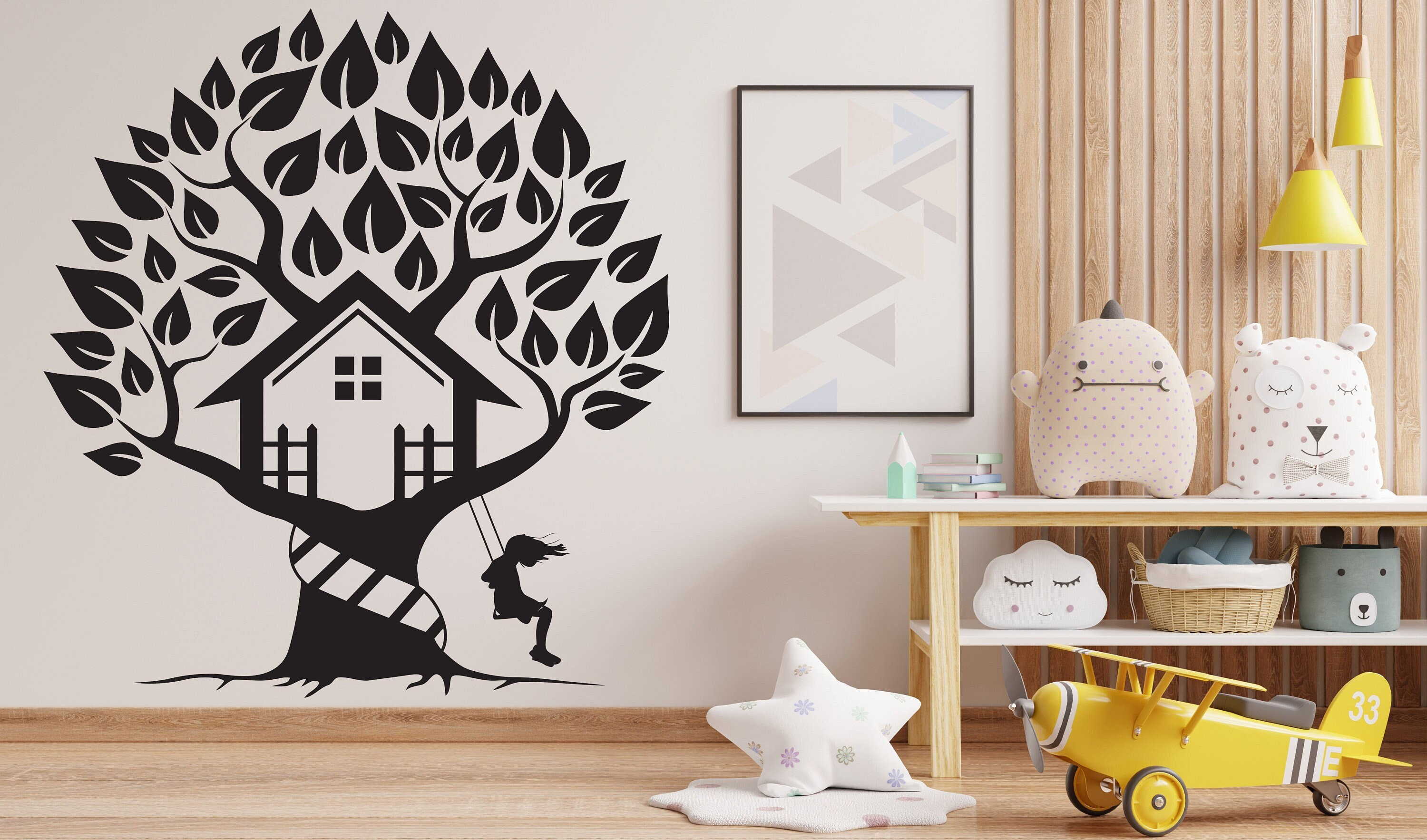Lark Manor™ Tree House Wall Art Decal | Wayfair