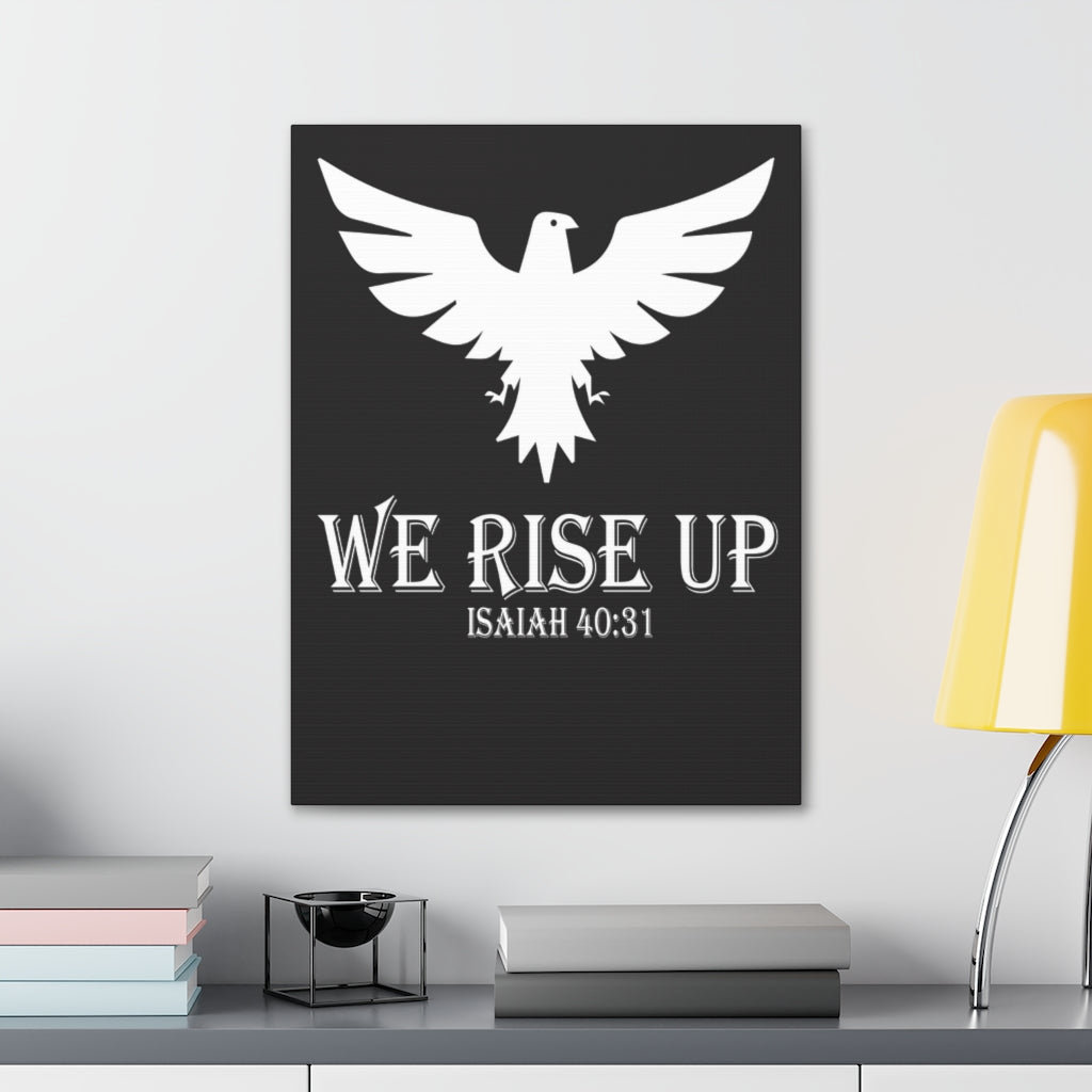 Trinx Isaiah 40:31 We Rise Up Bible Verse Canvas Christian Wall Art ...
