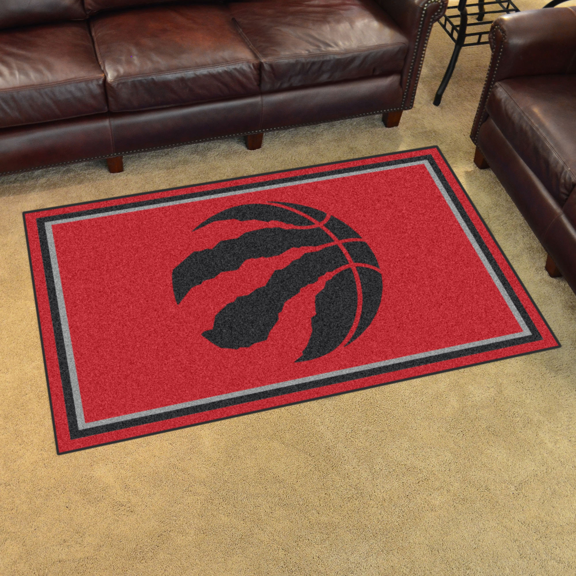 FANMATS NBA Toronto Raptors 72 in. x 48 in. Non-Slip Indoor Only Door ...
