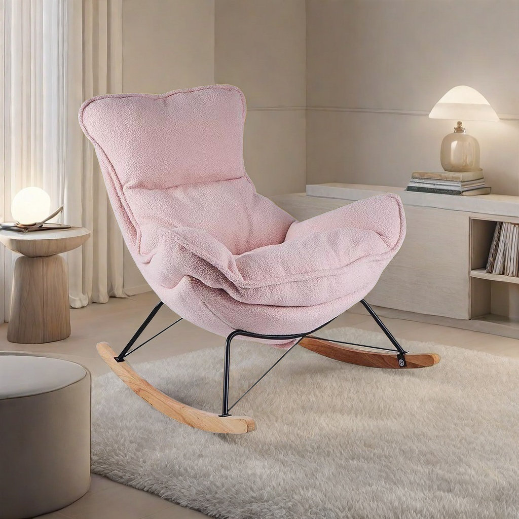 ComfySofa.s Simple casual modern beautiful rocking chair | Wayfair
