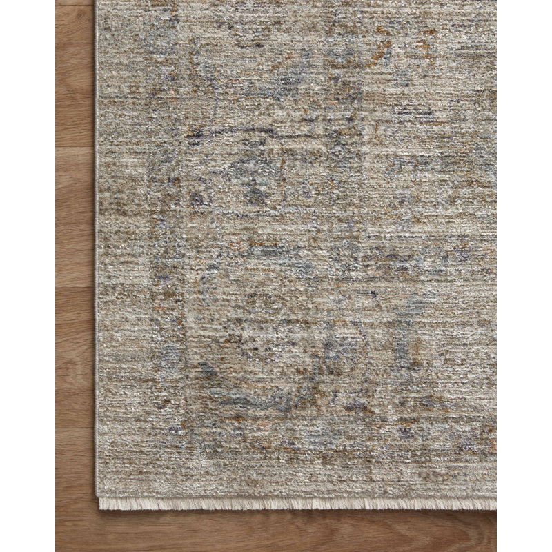 Jean Stoffer x Loloi Katherine Beige / Mist Area Rug & Reviews | Wayfair