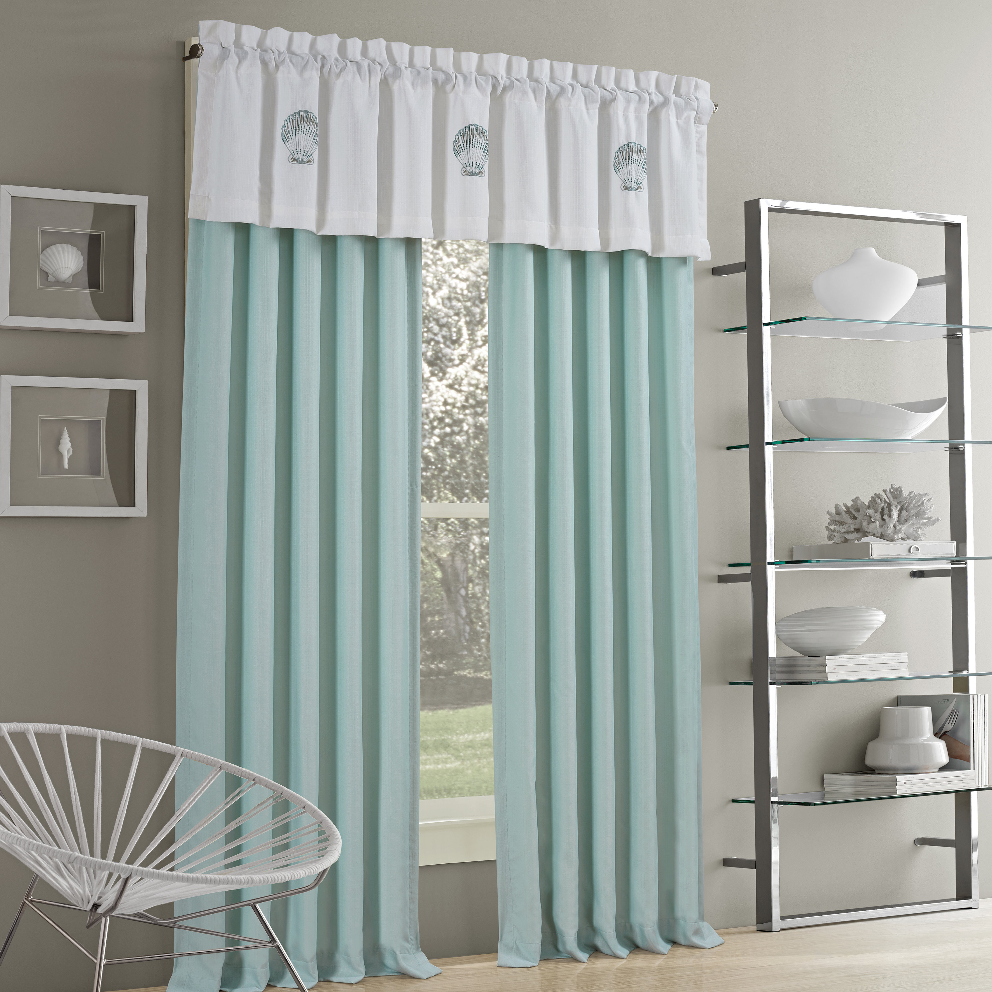 Five Queens Court Water'S Edge Curtain Panel Pair & Reviews | Wayfair