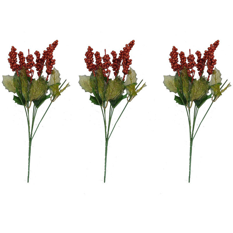 House of Hampton® Natural Color/Berry Sprays (Copper-1) | Wayfair