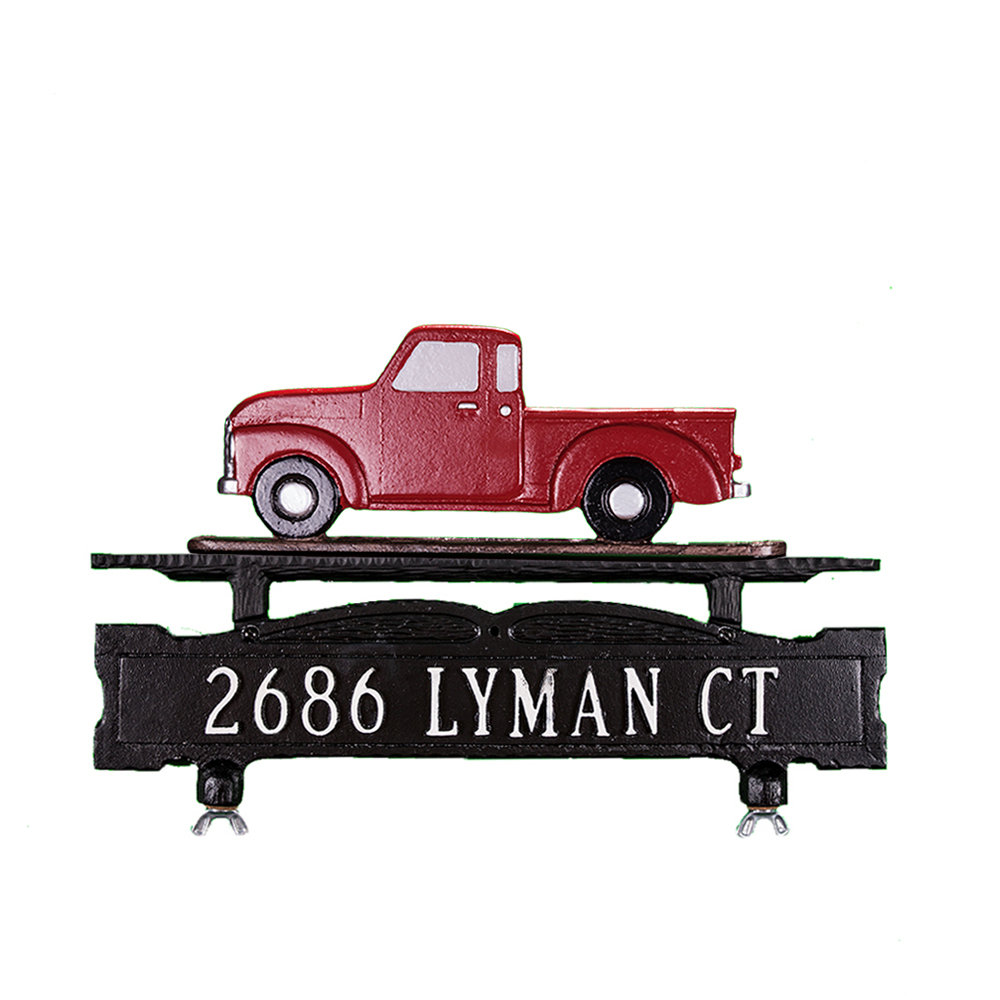 Montague Metal Products Metal Classic/Decorative Illuminated Mailbox ...