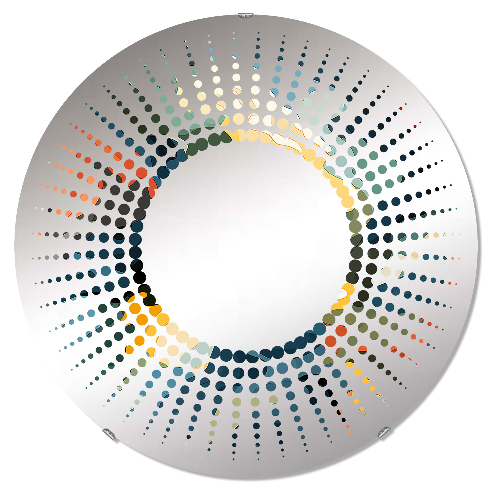 Design Art Abstract Nautical Depiction - Starburst Decorative Mirror ...