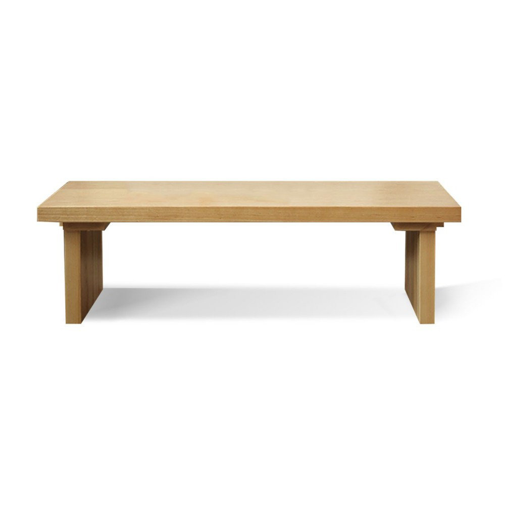 Furnire Lewi Burlywood Solid Wood Rectangular Coffee Table | Wayfair