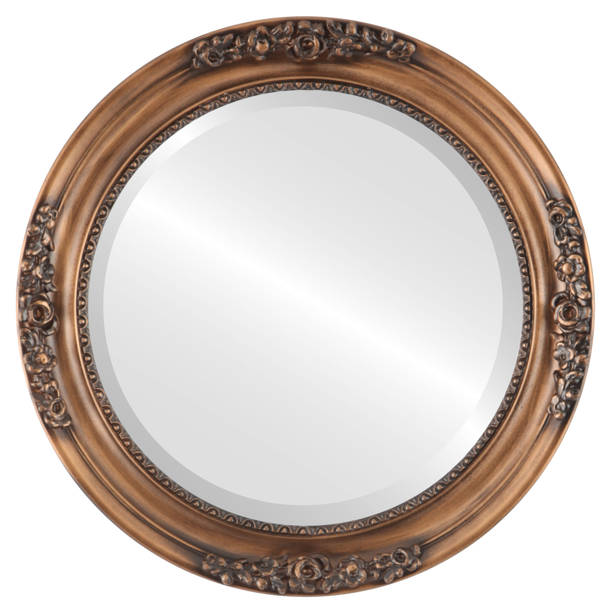 Astoria Grand Vanita Oval Wood Wall Mirror | Wayfair