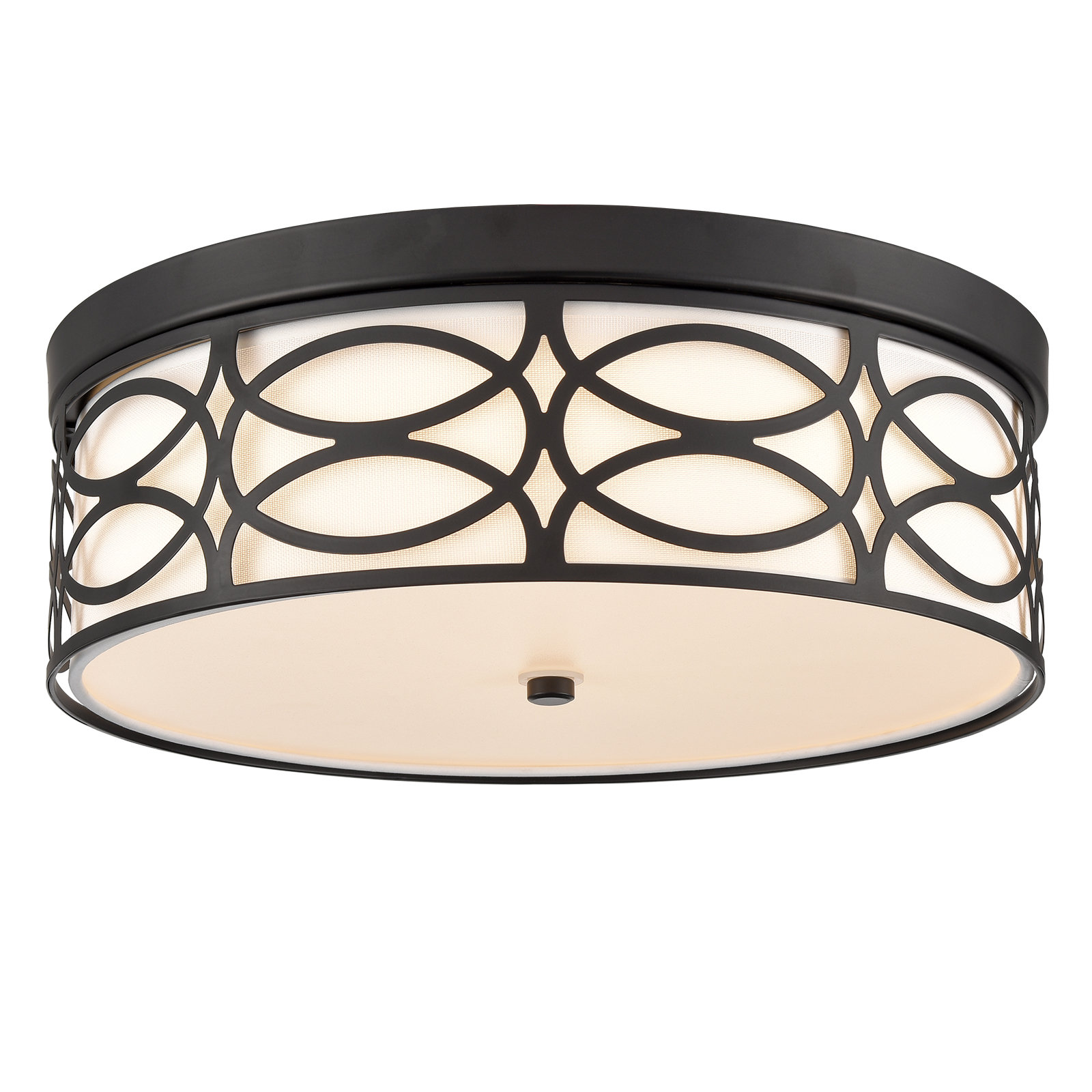 Red Barrel Studio® Modern LED Ceiling Light Black | Wayfair