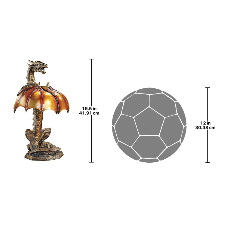 Design Toscano Dragon Strike Illuminated Figurine & Reviews | Wayfair