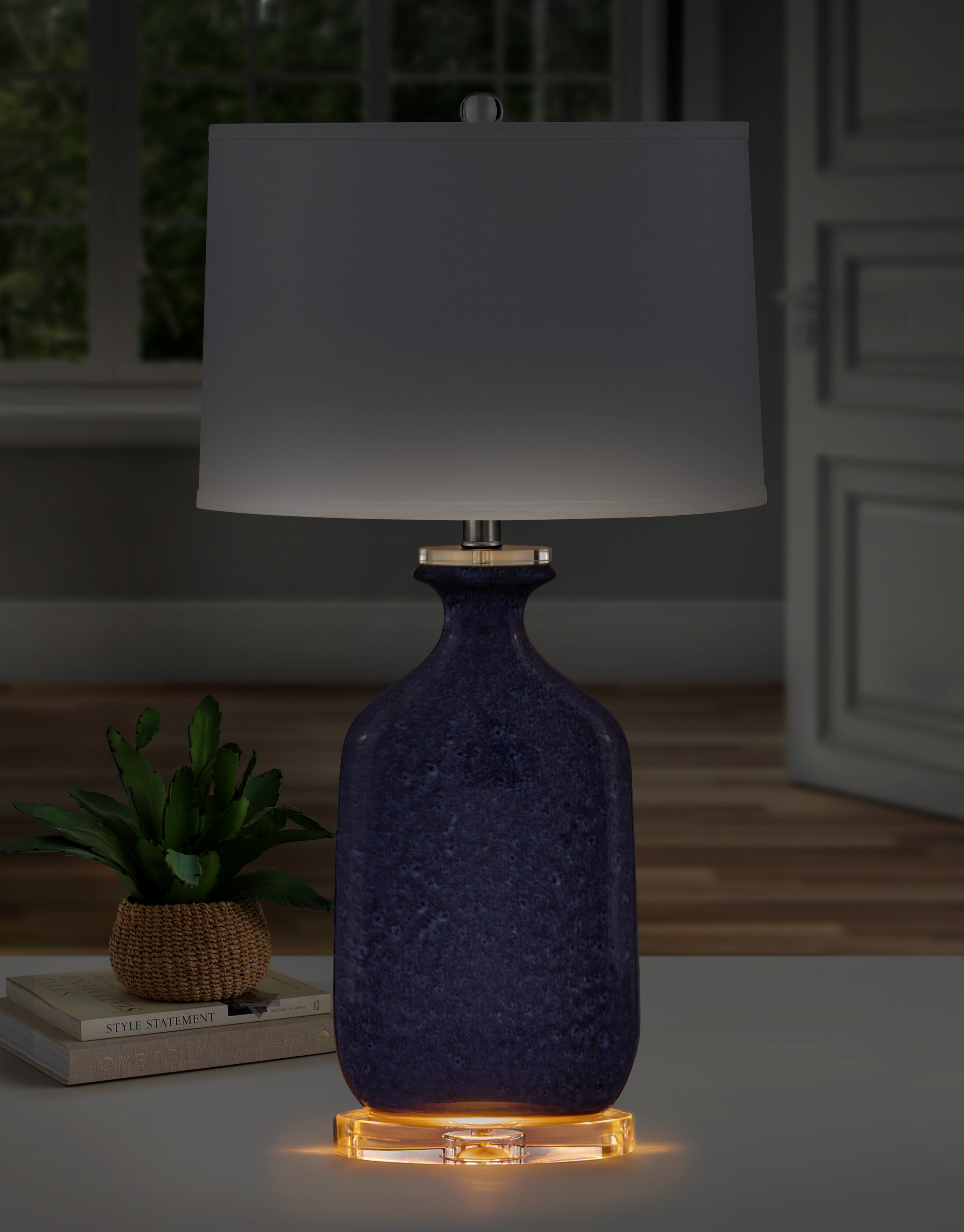 Medallion Lighting Ceramic USB Table Lamp | Wayfair