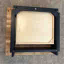 Prep & Savour Essential Series 20X24" Rubberwood Kitchen Cart White ...