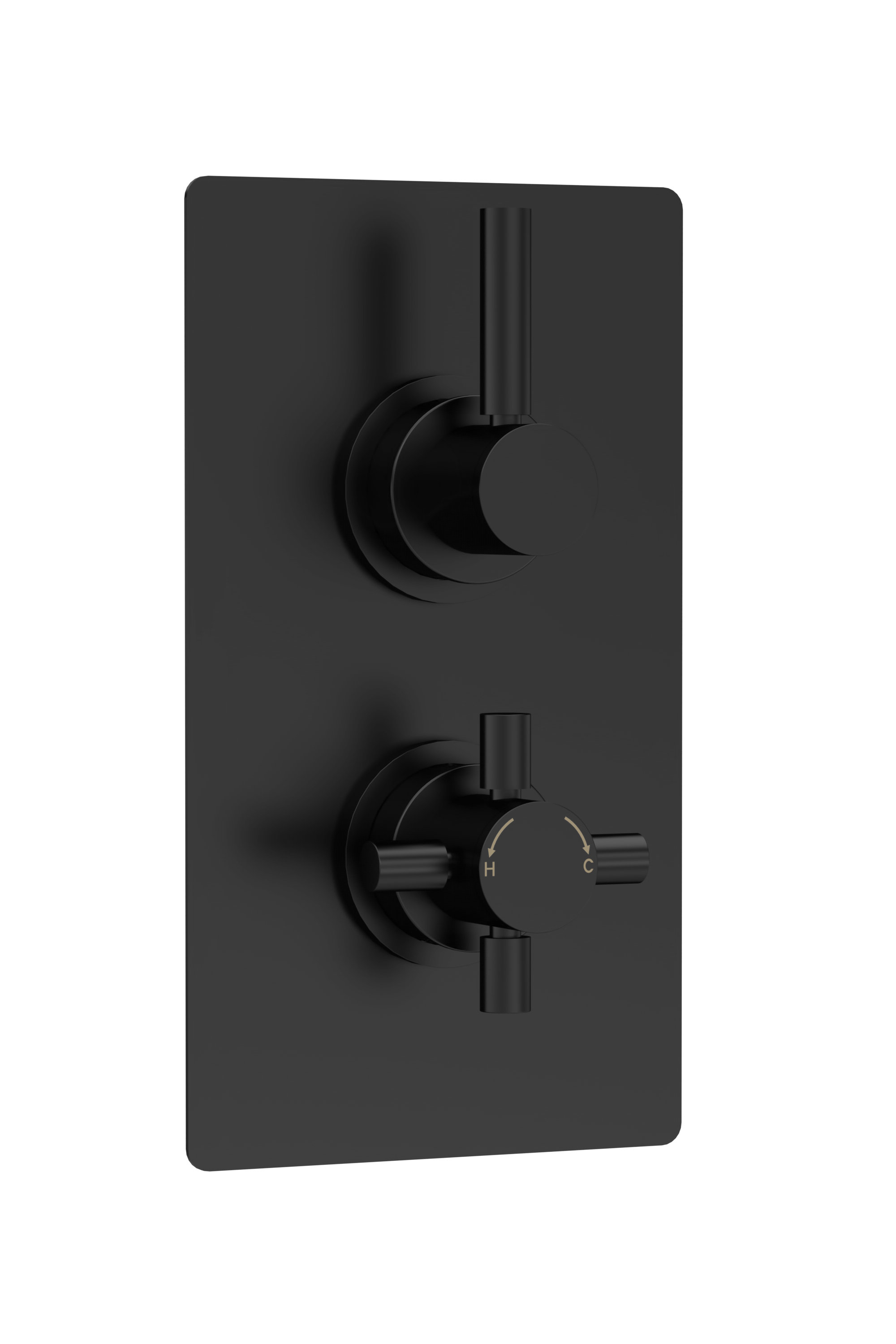 Hudson Reed Tec Pura Twin Thermostatic Shower Valve With Diverter ...