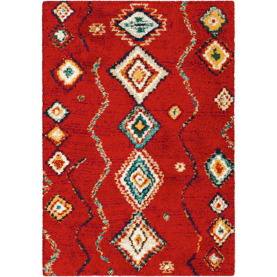 World Menagerie Bothwell Red Rug & Reviews | Wayfair.co.uk