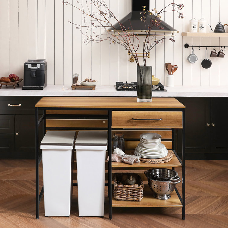 Borough Wharf Geona 120cm Kitchen Island | Wayfair.co.uk