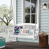 Wayfair | White Porch Swings You'll Love in 2023
