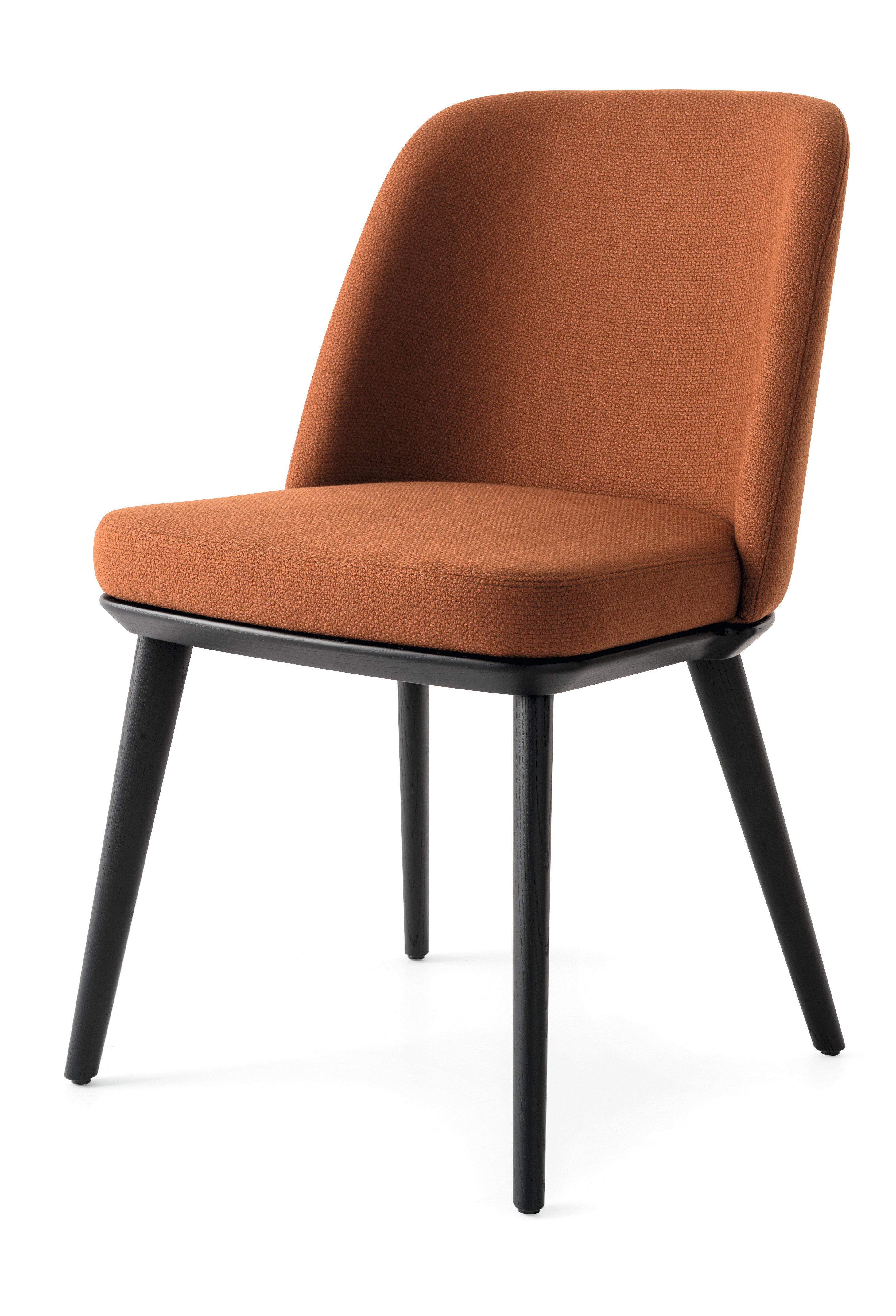 Calligaris Foyer Upholstered Dining Chair with Wooden Base | Wayfair