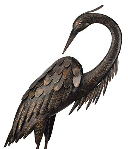 Regal Art & Gift Bronze Heron 43" - Preening & Reviews | Wayfair