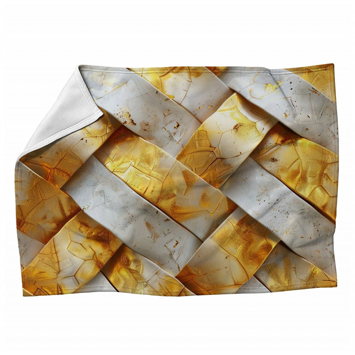 VisionDecor Shiny Tiles Fleece Throw Blanket - Interior Warm Soft ...