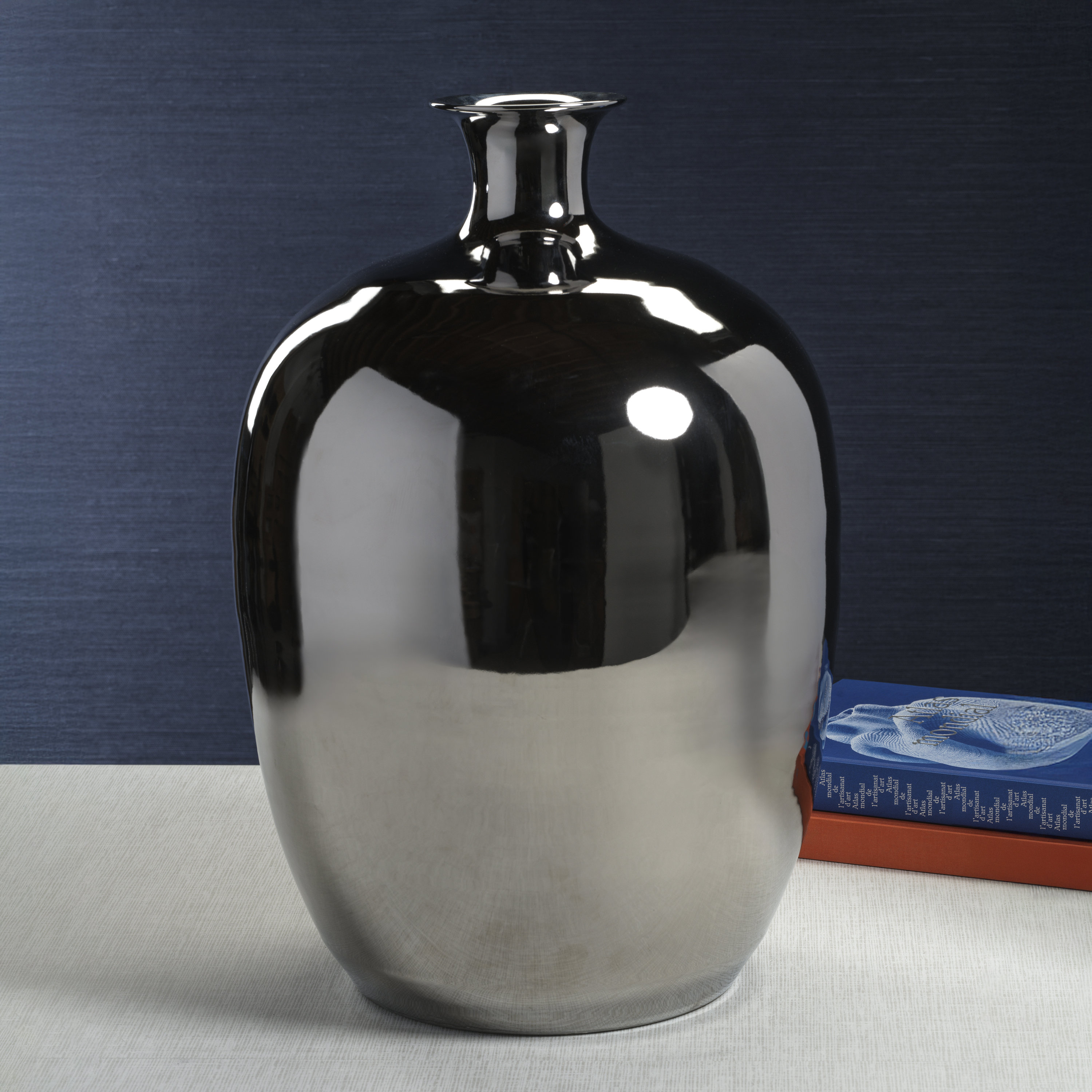 Zodax Stella Silver Metallic Vase | Wayfair