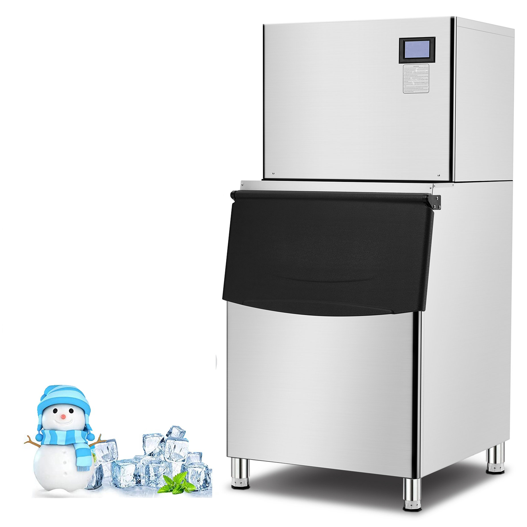 Euker 550 Lb. Daily Production Cube Clear Ice Split Ice Maker - Wayfair ...