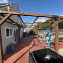 Bjorn Woodworks 4x4 Black 5 Degree Pergola Brackets & Lean To Kit | Wayfair