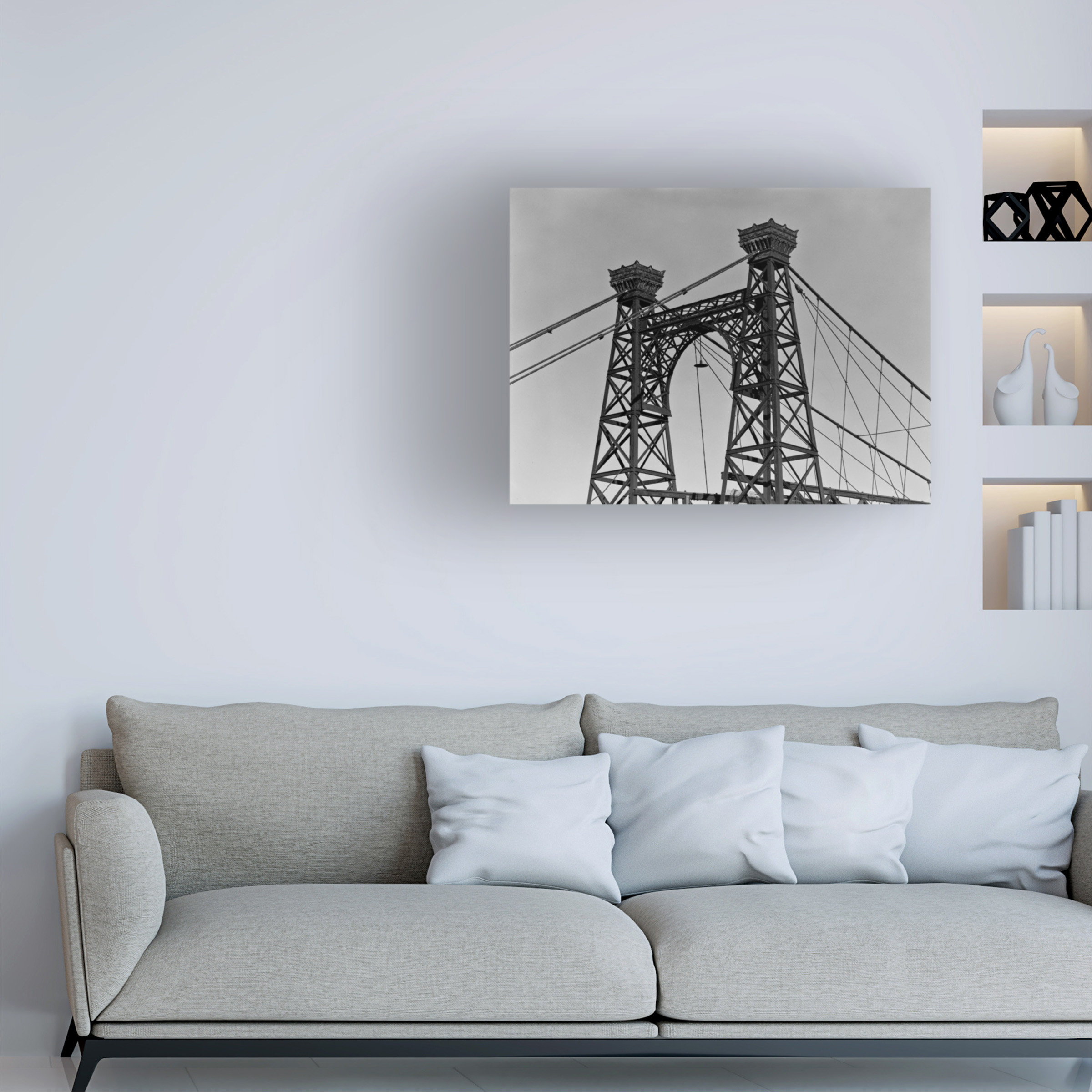 Winston Porter " Pedestrian Suspension Bridge Close Up " by Print ...