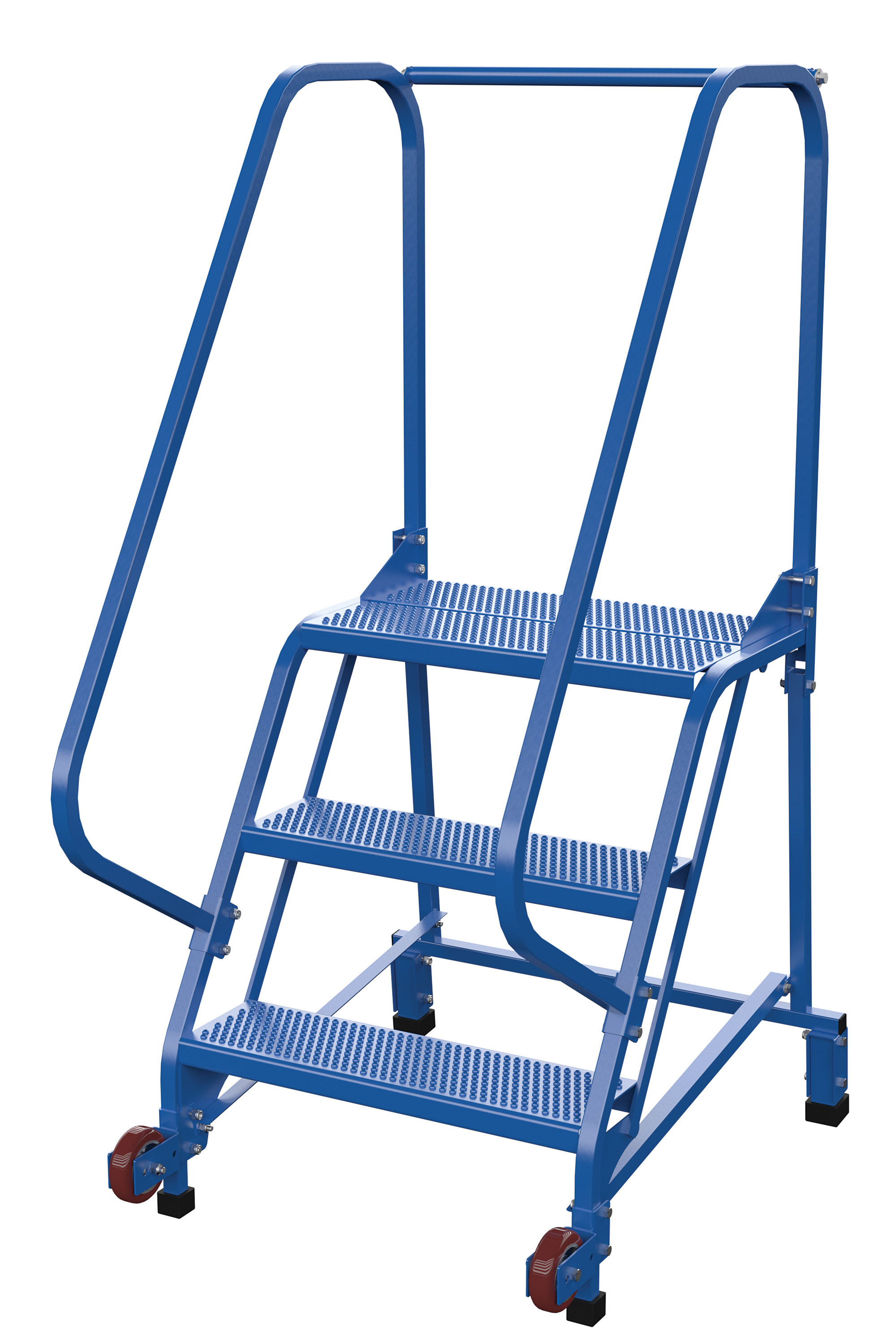WFX Utility™ Anzavia 3 - Step Steel Rolling Step Stool | Wayfair