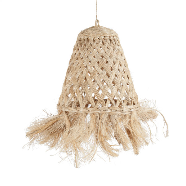 Latitude Vive Abaca Grass Novelty Lamp Shade ( Uno ) Natural | Wayfair.ie