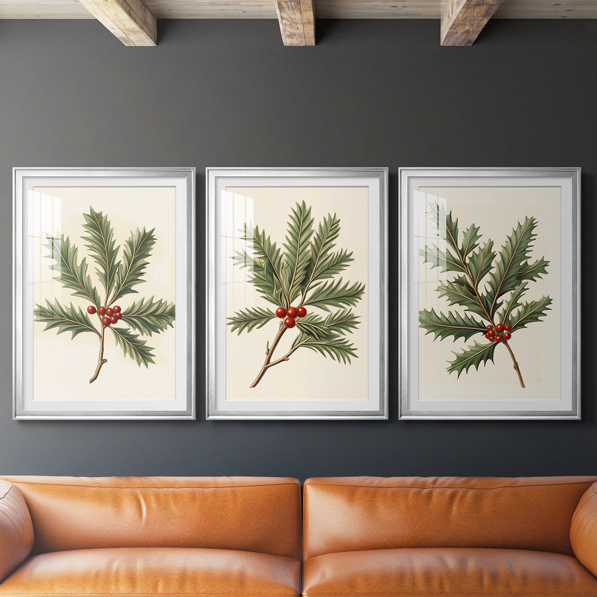 Canora Grey Christmas Holiday Art -Series 2-CCLXII -Custom Framed ...