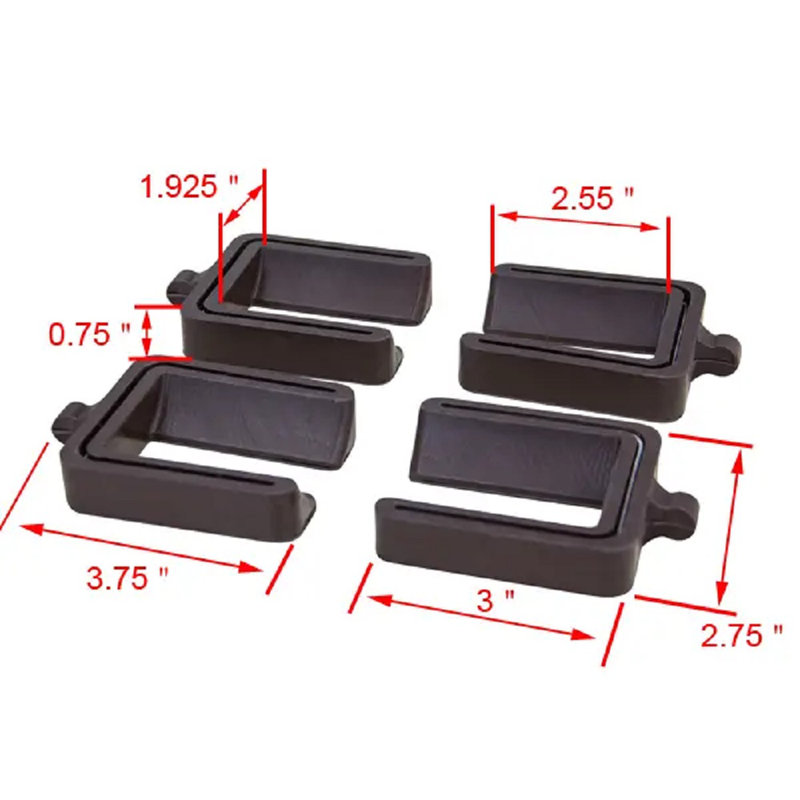 InRoom Designs Rubber Bed Wheel Stopper | Wayfair