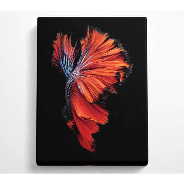 Bay Isle Home Red Siamese Fish - No Frame Print on Canvas | Wayfair.co.uk
