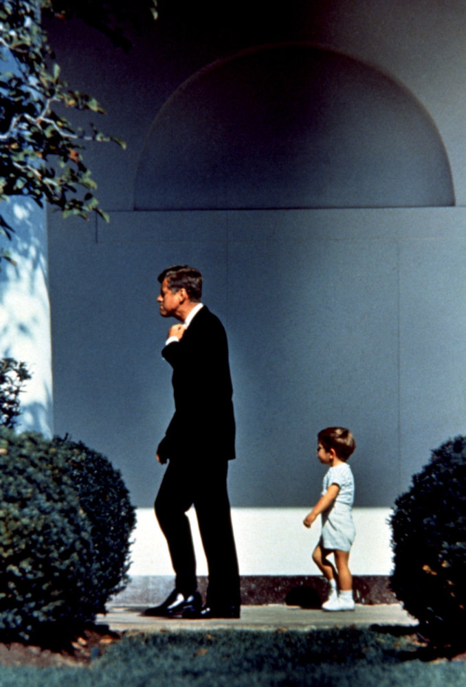 Latitude Run® John F Kennedy and Son John F Kennedy Jr history (18 X 24 ...